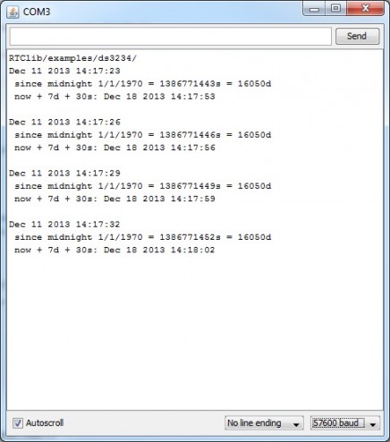 Arduino DeadOn RTC – DS3234 wiring example and tutorial. – Marc Lane's Blog